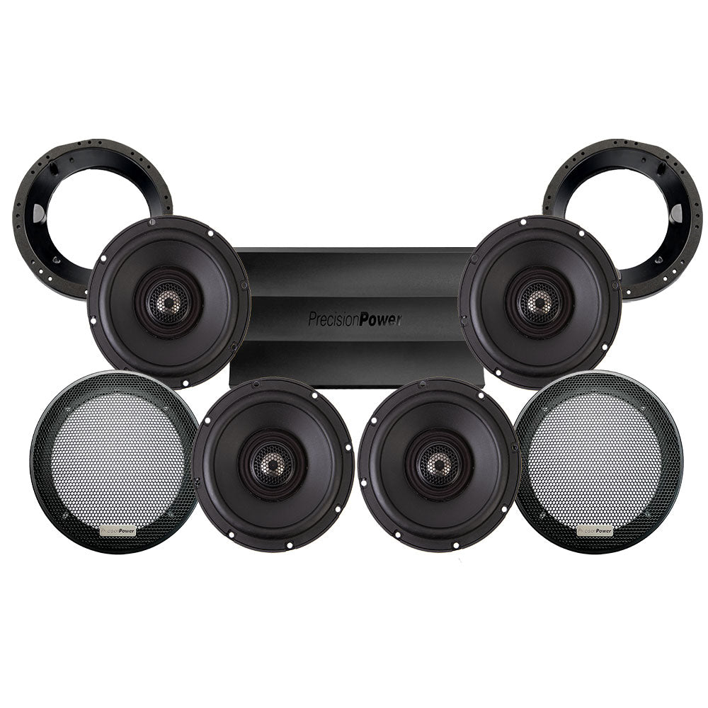 Precision Power Stage 4 Plug & Play Amp And Speaker Package For 1996-2 ...