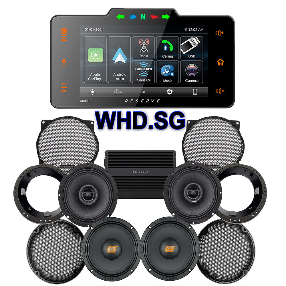 Hertz Stage 4 Plug & Play Amp And Speaker Package With Soundstream Res ...