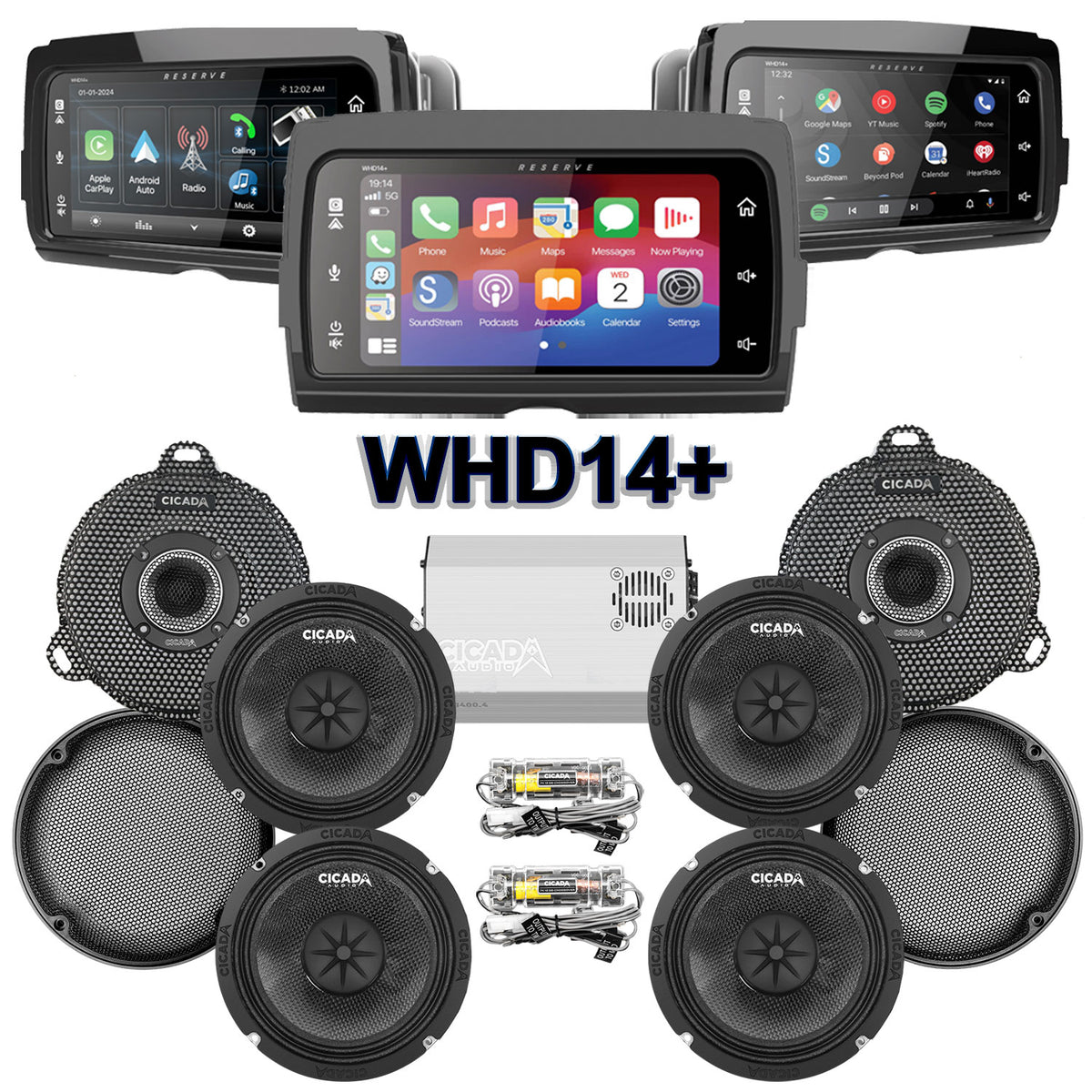 Cicada Audio CXK Stage 4 Plug & Play Amp And Speaker Package With Soun ...