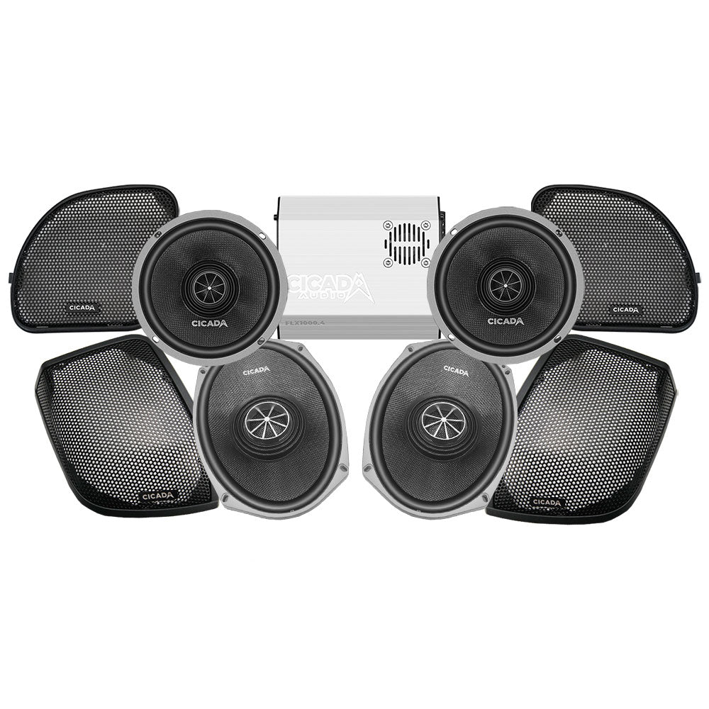 Cicada Audio CXX Stage 4 Plug & Play Amp and Speaker Package For 2015 ...