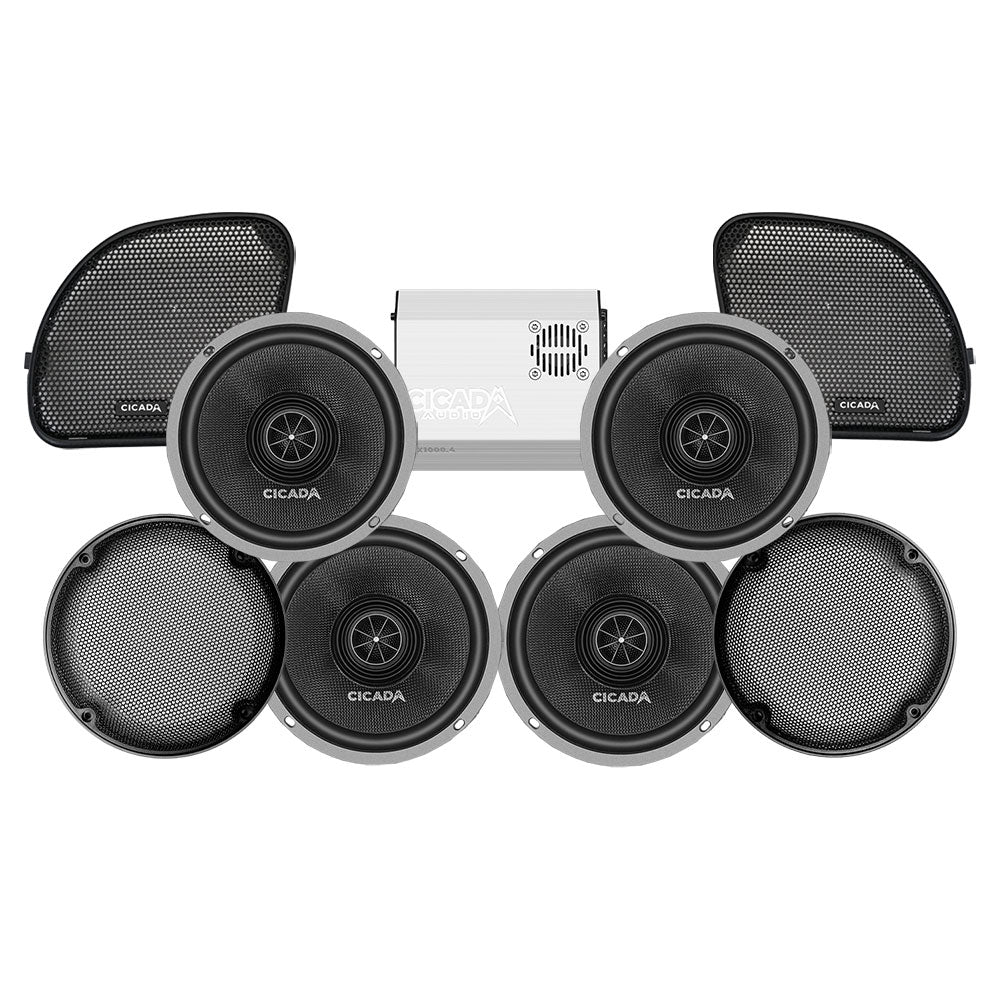 Cicada Audio CXX Stage 4 Plug & Play Amp and Speaker Package For 2015 ...