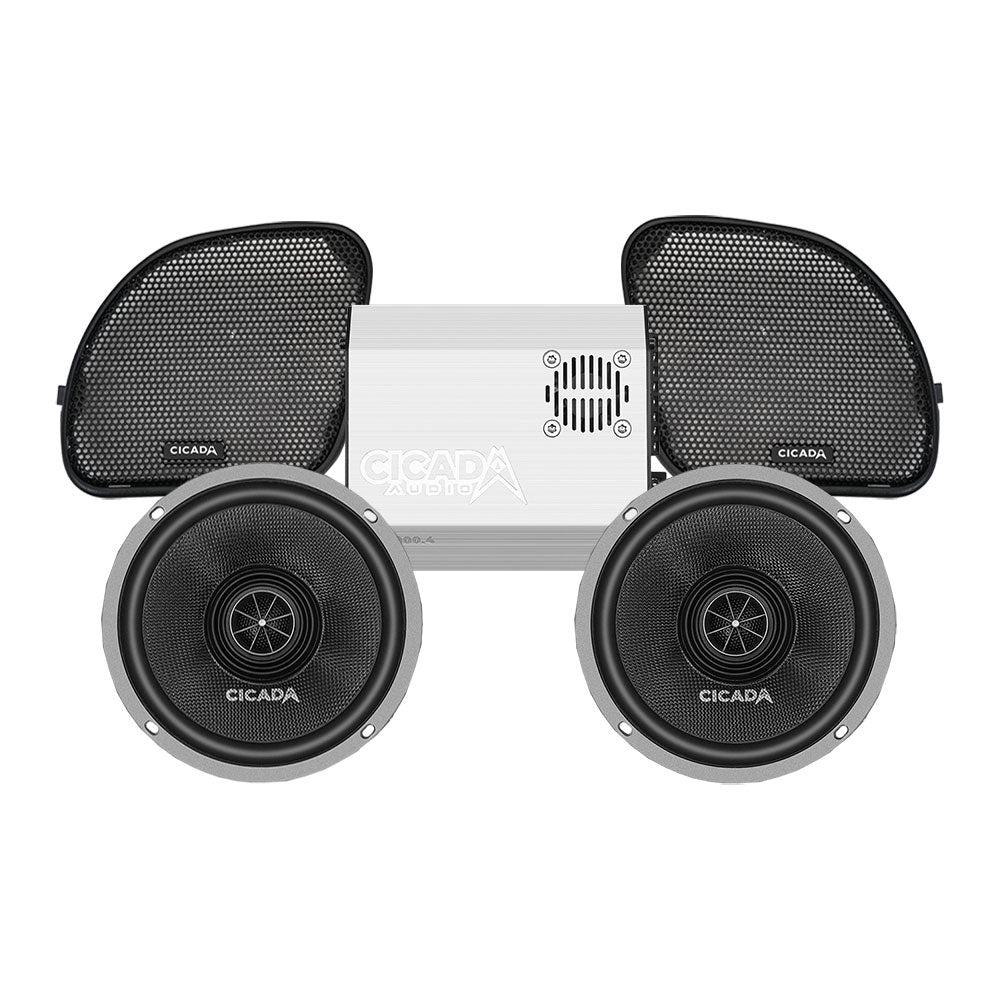 Cicada Audio CXX Stage 2 Plug & Play Amp and Speaker Package For 2015 ...