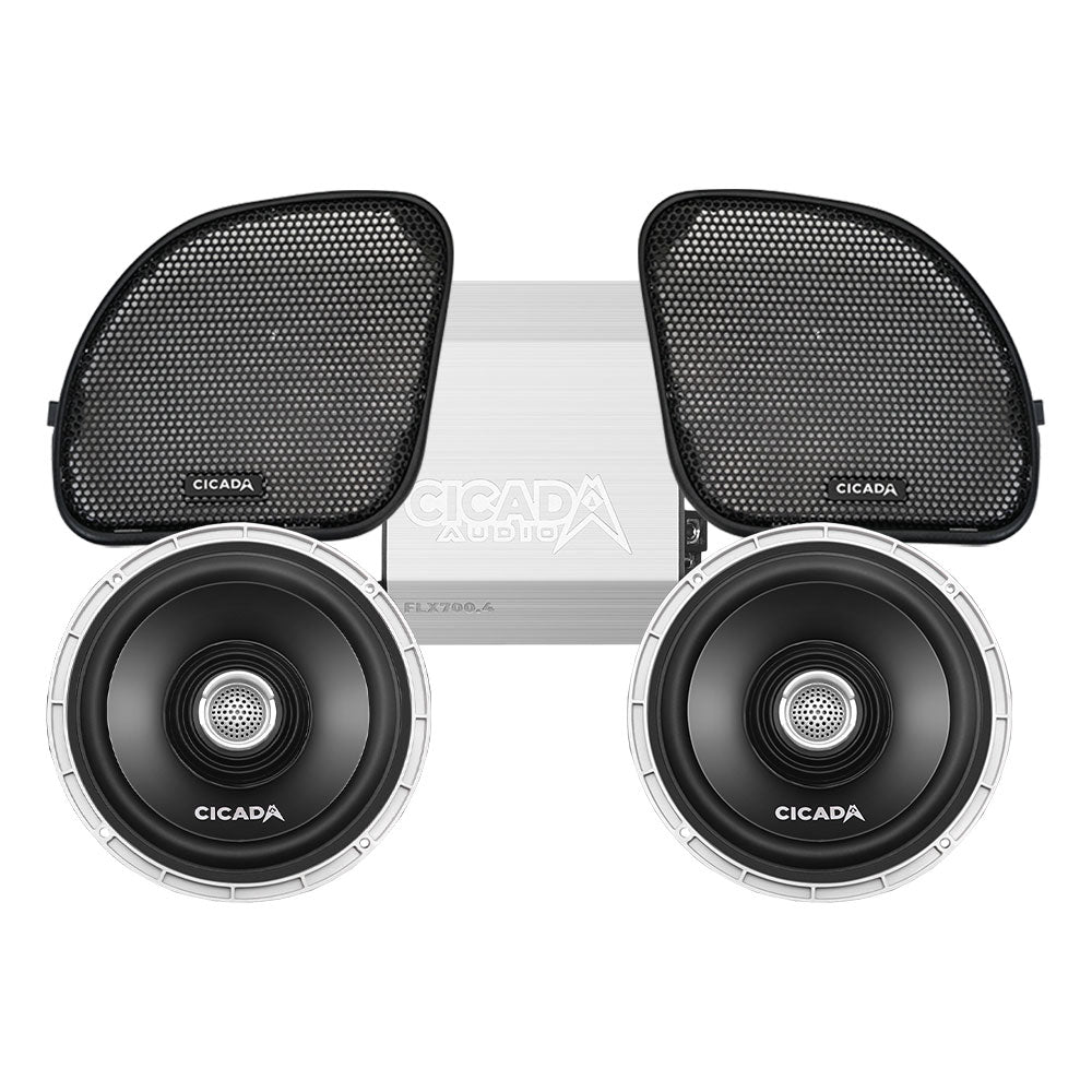 Cicada Audio CX Stage 2 Plug & Play Amp and Speaker Package For 2015-2 ...