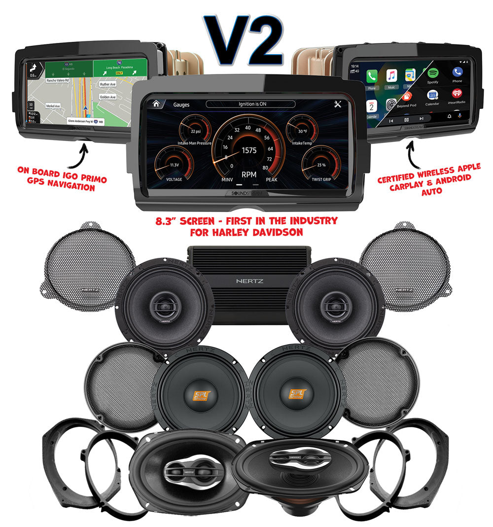 Hertz Stage 6 Plug & Play Amp and Speaker Package With Soundstream Res ...