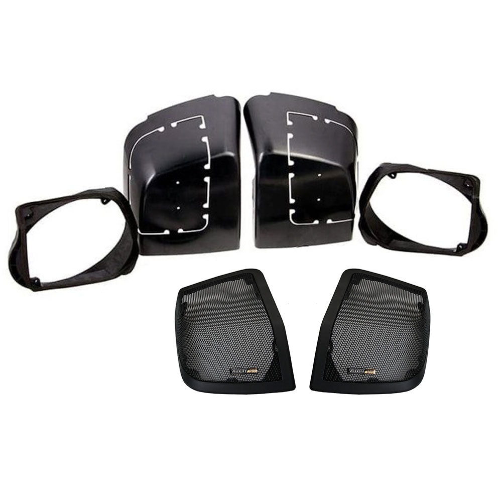 Velocity HD14VEL 6x9" Saddlebag Speaker Cut-In Kit for 2014-2023 Harle ...