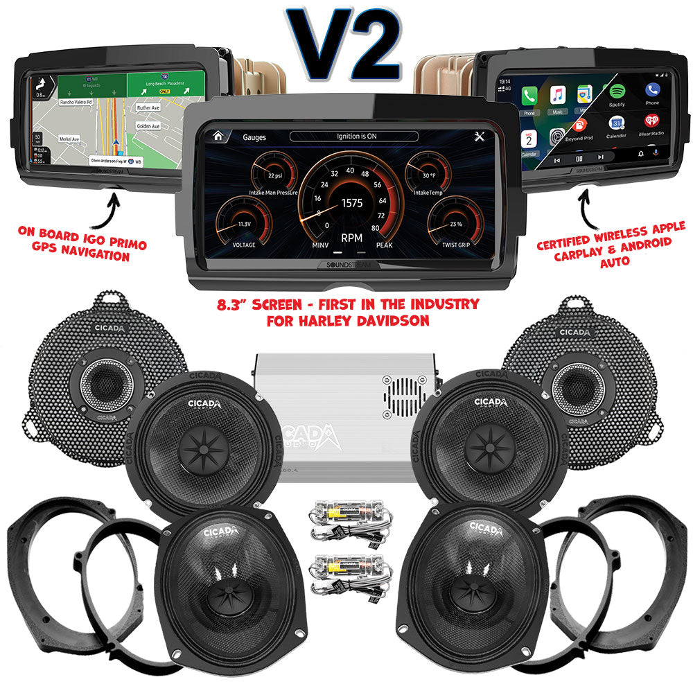 Cicada Audio CXK/CM Stage 4 Plug & Play Amp And Speaker Package With S ...