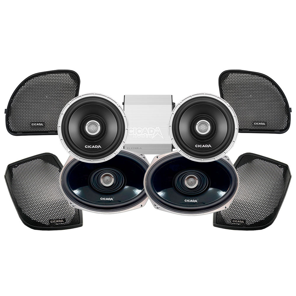 Cicada Audio CX Stage 4 Plug & Play Amp and Speaker Package For 2015-2 ...