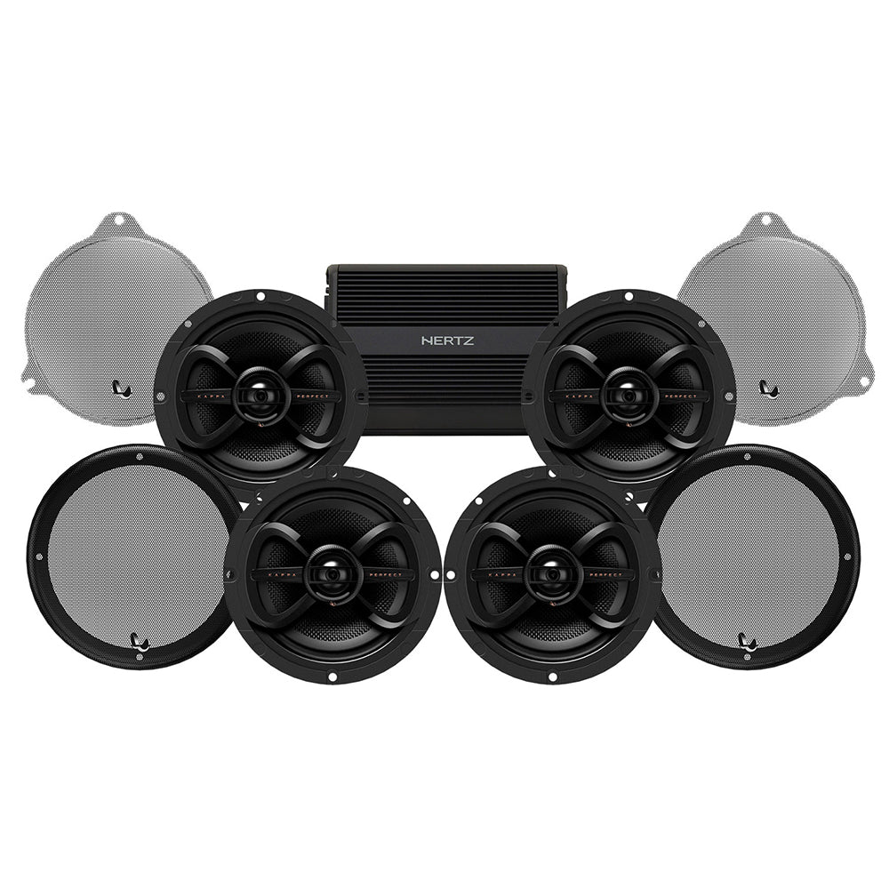 Infinity Stage 4 Plug & Play Amp and Speaker Package For 2014-2025 Har ...