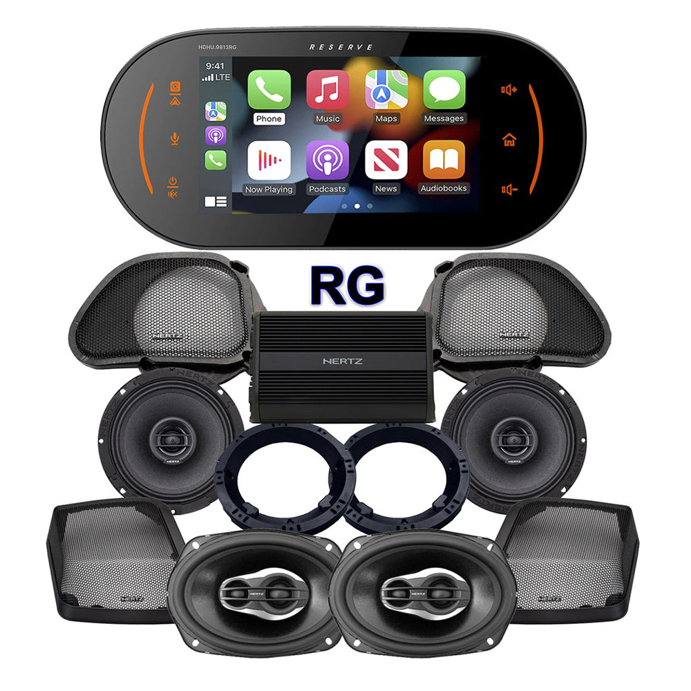 Hertz Stage 4 Plug & Play Amp And Speaker Package With SoundStream Res ...