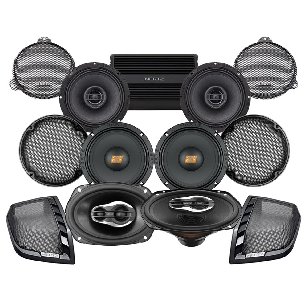 Hertz Stage 6 Plug & Play Amp and Speaker Package For 2014-2025 Harley ...