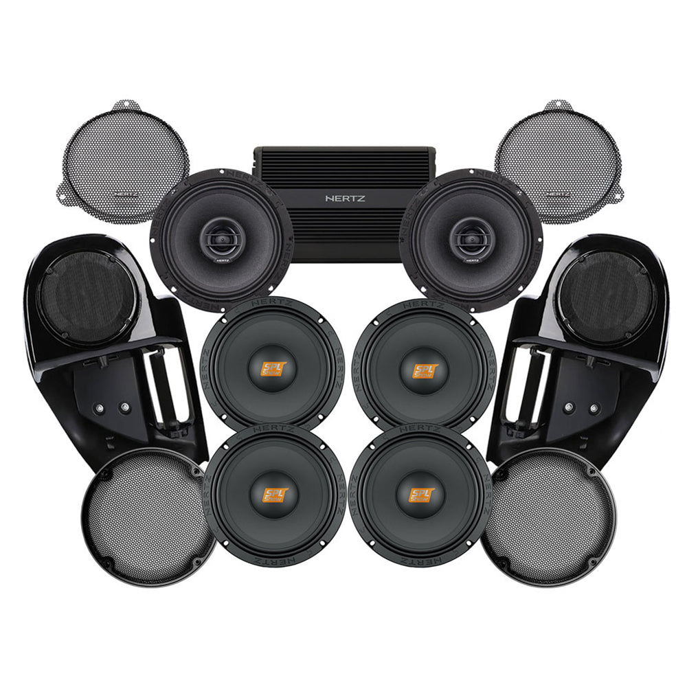 Hertz Stage 6 Plug & Play Amp and Speaker Package with Complete Lower ...