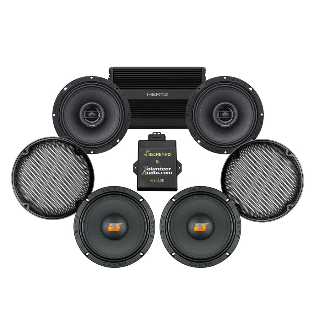 Hertz Premium A2B Stage 4 Plug & Play Amp And Speaker Package For 2024 ...