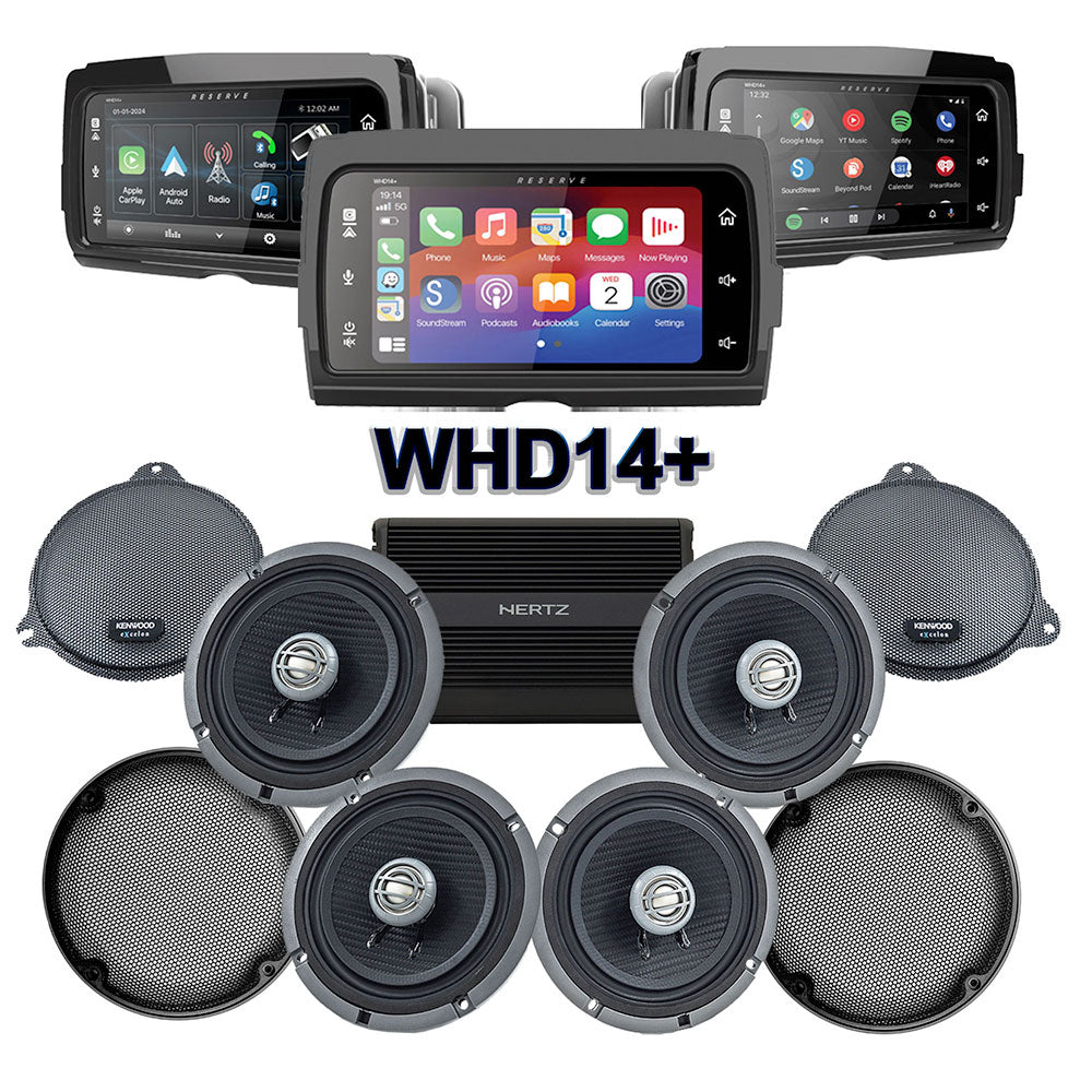 Kenwood Stage 4 Plug & Play Amp And Speaker Package With SoundStream R ...