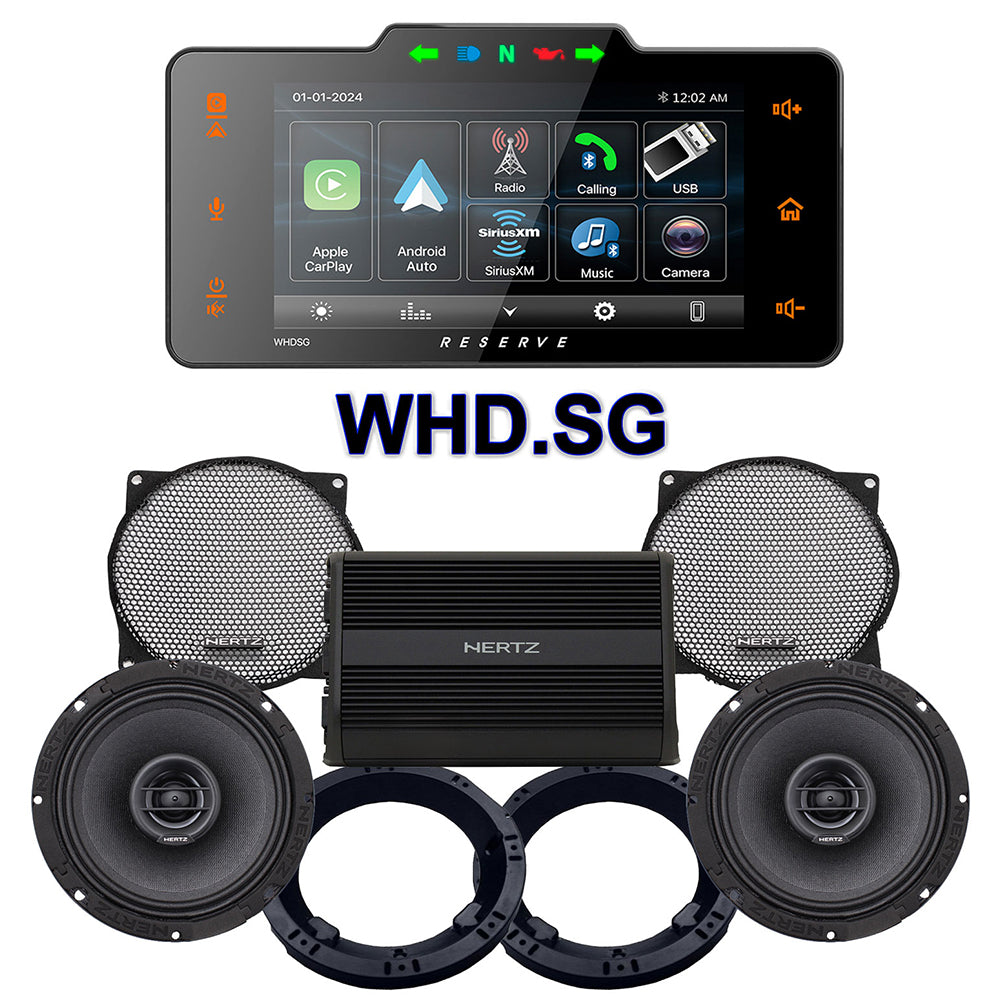 Hertz Stage 2 Plug & Play Amp And Speaker Package With Soundstream Res ...