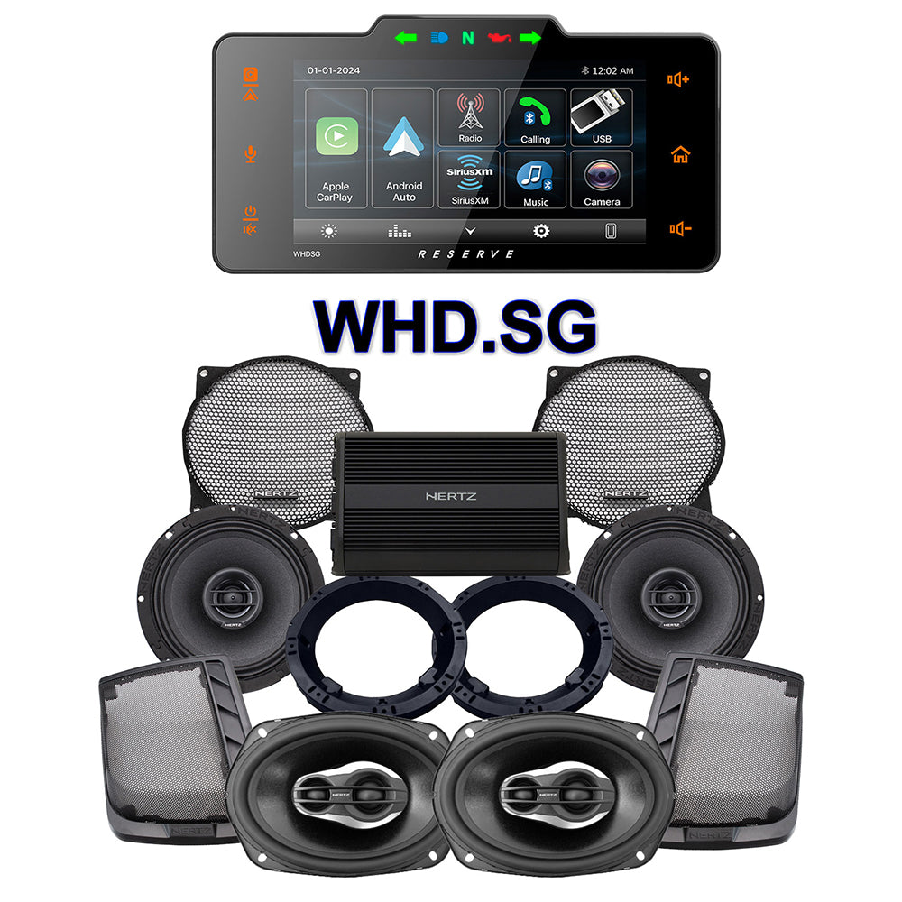 Hertz Stage 4 Plug & Play Amp And Speaker Package With Soundstream Res ...