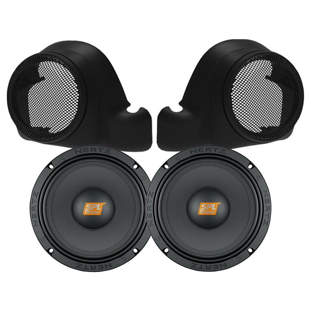 Hertz 6.5″ SV165NEO Speakers + Metra BC-HDLFP Twin Cooled Lower Fairin ...