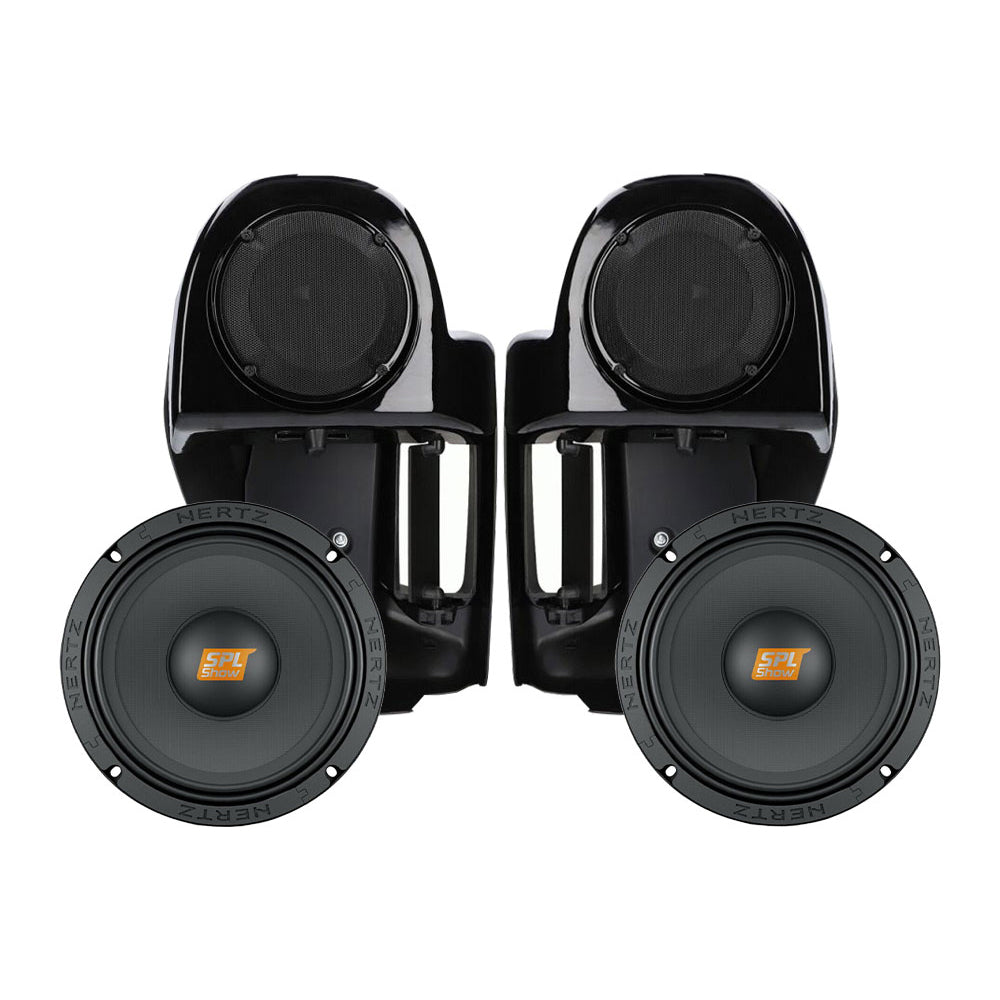 Hertz 6.5″ SV165NEO Speakers + Metra BC-HDLFSP2 Complete Lower Fairing ...
